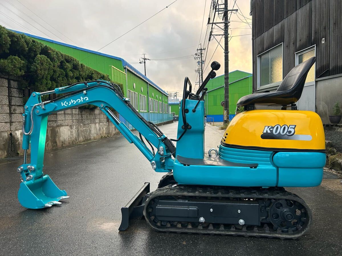 クボタ KUBOTA K005-3 軽油 489時間 ブレーカー配管口付き ミニユンボ 油圧ショベル 愛知県発(建設機械、重機)｜売買されたオークション情報、yahooの商品情報をアーカイブ ...