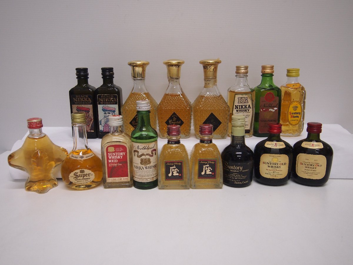 Yahoo!オークション - 241002-11G 1円スタート ミニボトル17本セット