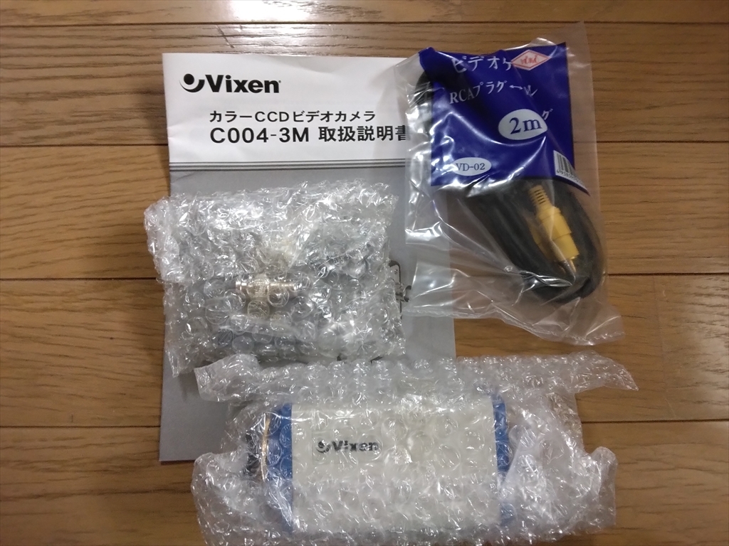 Yahoo!オークション - Vixen カラーCCDビデオカメラ C004-3M ジャンク...