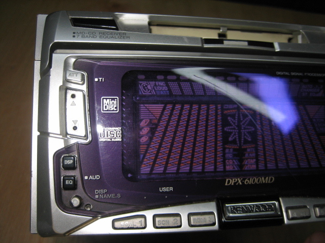 Yahoo!オークション - KENWOOD ケンウッド DPX-6100MD CD/MDデッキ 2DI...