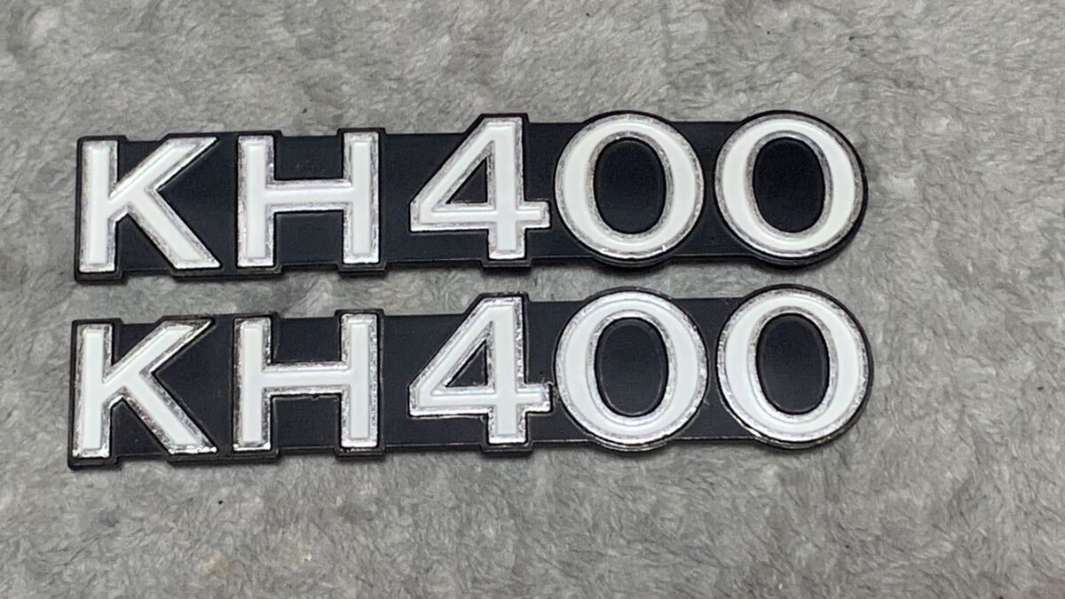 Yahoo!オークション - KH400 サイドカバー エンブレム