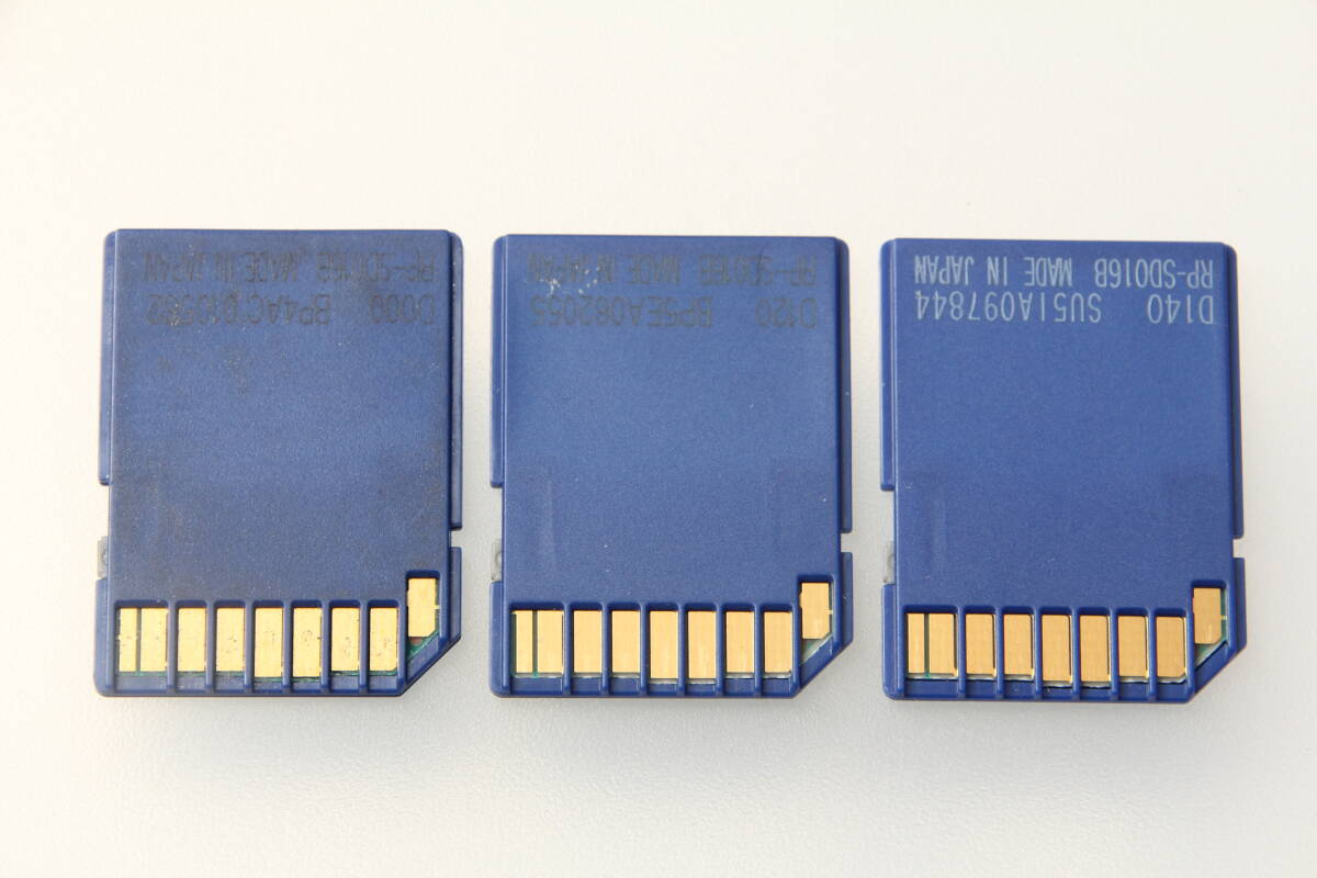 Yahoo!オークション - 16MB SDカード Panasonic 3枚セット