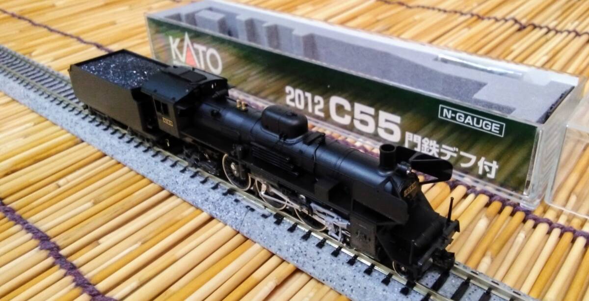 KATO-2012 C55/門鉄デフ付/ナンバーは51号機を装着済/ヘッドライト点灯/国鉄/SL/蒸気機関車/(蒸気機関車)｜売買されたオークション情報、yahooの商品情報をアーカイブ公開 ...