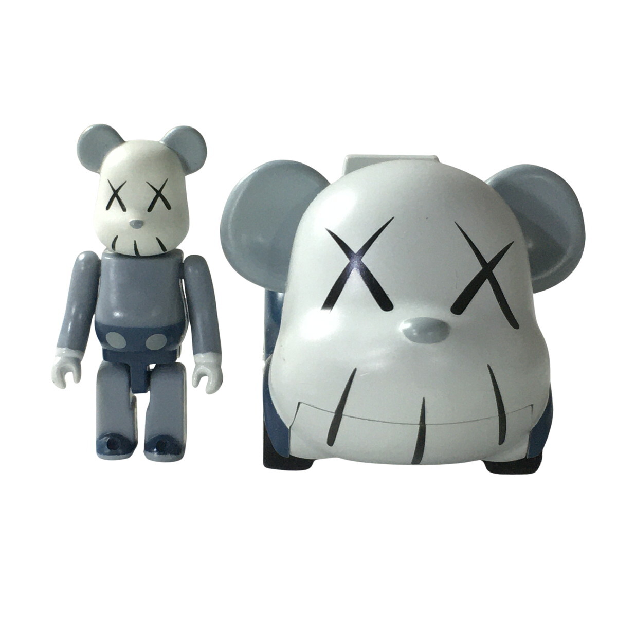 Yahoo!オークション - BE@RBRICK Original Fake KAWS チョロQ ベアブリ...