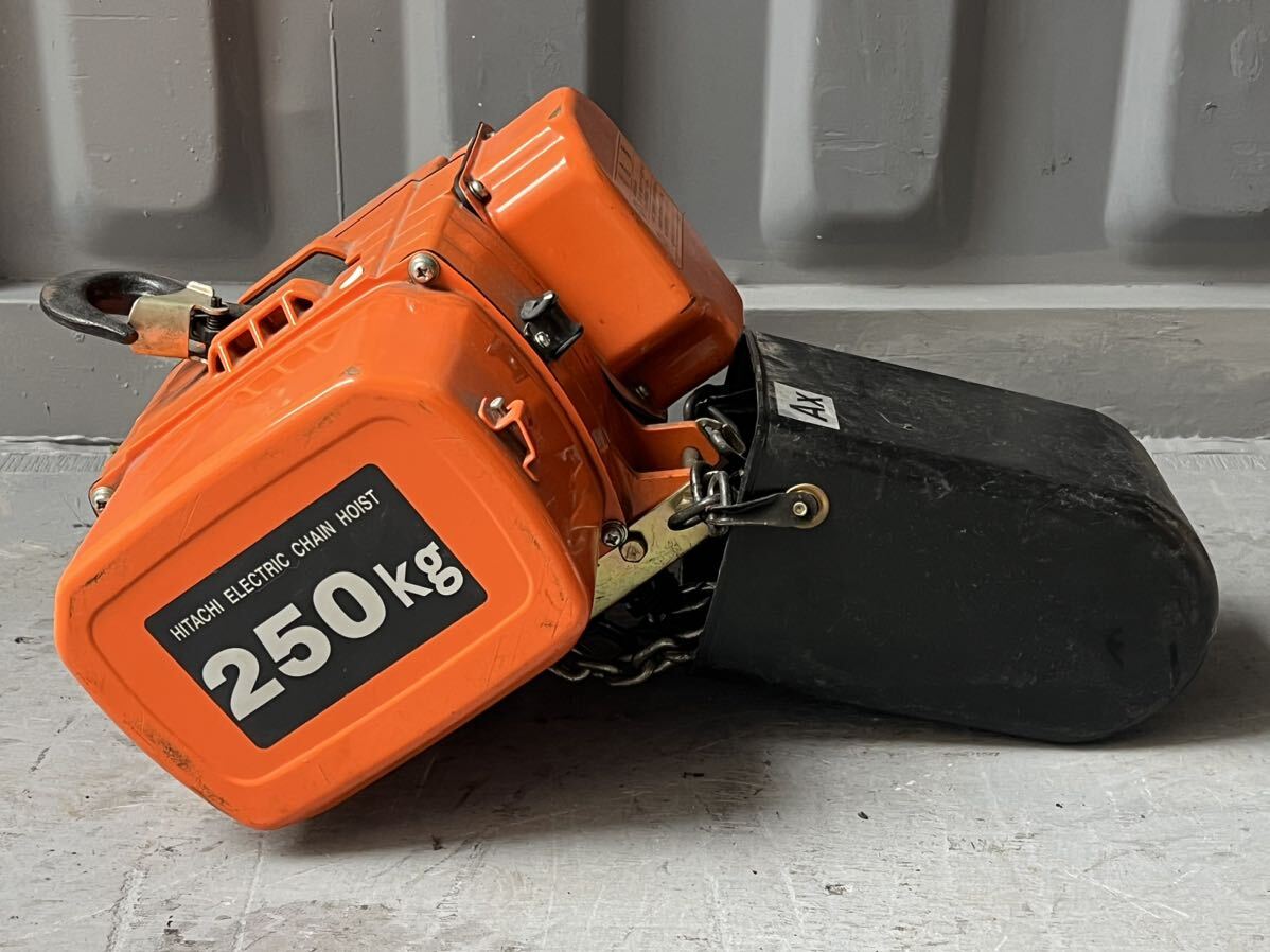 ③ HITACHI 日立 チェーンホイスト 電動チェーンブロック 250kg 1/4S2(その他)｜売買されたオークション情報、yahooの商品情報をアーカイブ公開 - オークファン ...