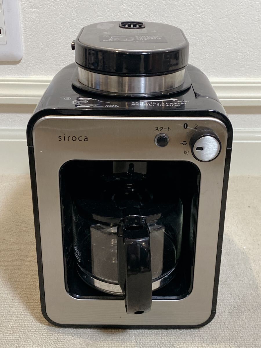 Yahoo!オークション - siroca シロカ コーヒーメーカー ドリップ式 20...