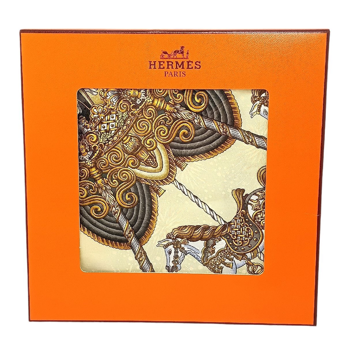 Yahoo!オークション - Herms エルメス 大判 スカーフ カレ90 遊園地 シ...