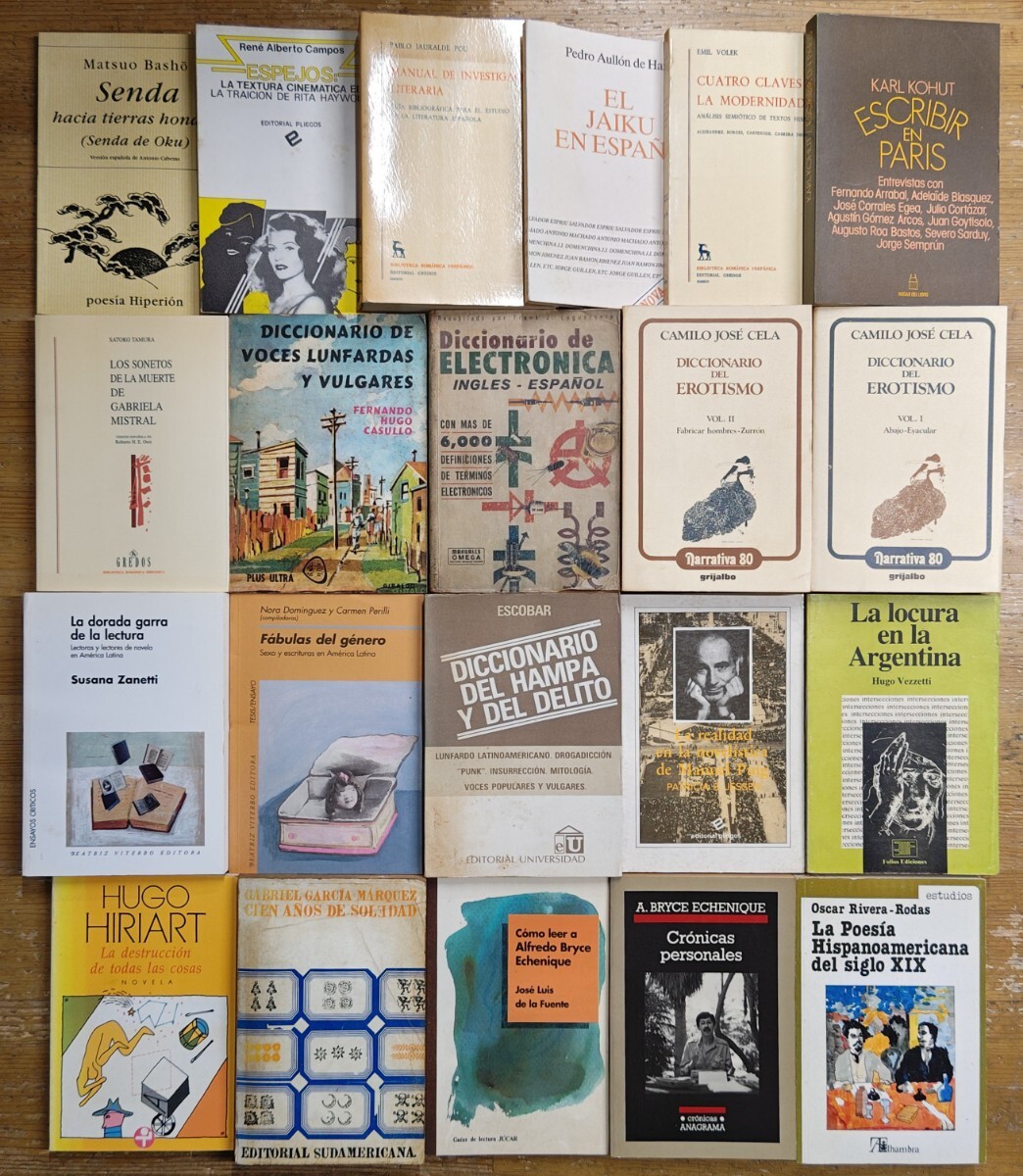 Yahoo!オークション - y1014-11.ラテンアメリカ文学 洋書まとめ/スペイ...