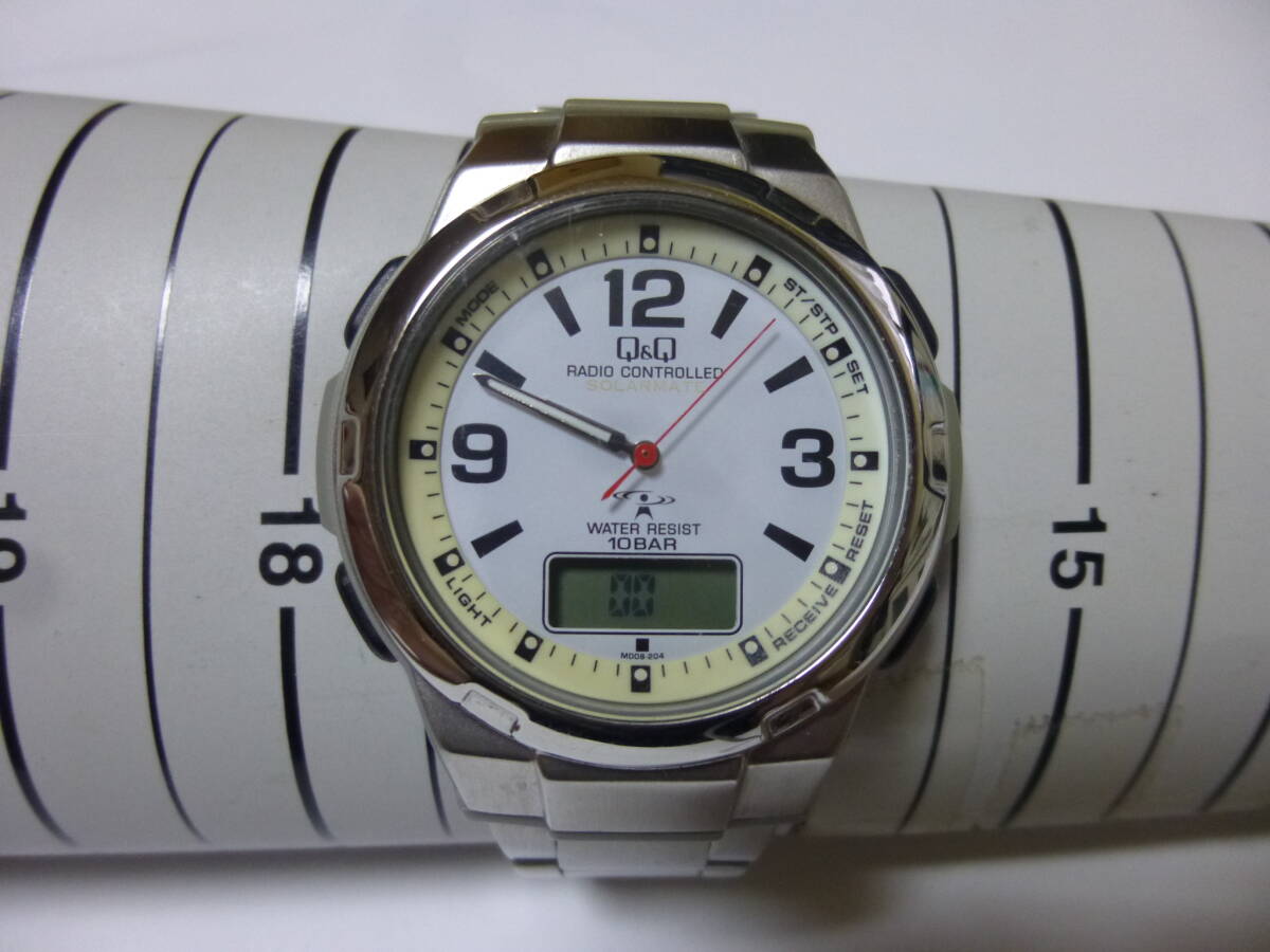 Yahoo!オークション - CITIZEN シチズン Q＆Q UP08 ソーラー電波時計 ...