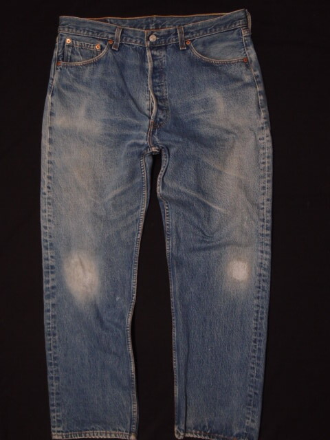 Yahoo!オークション - 古着卸USA Levi's 501 ジーンズ w38 バックボタ...