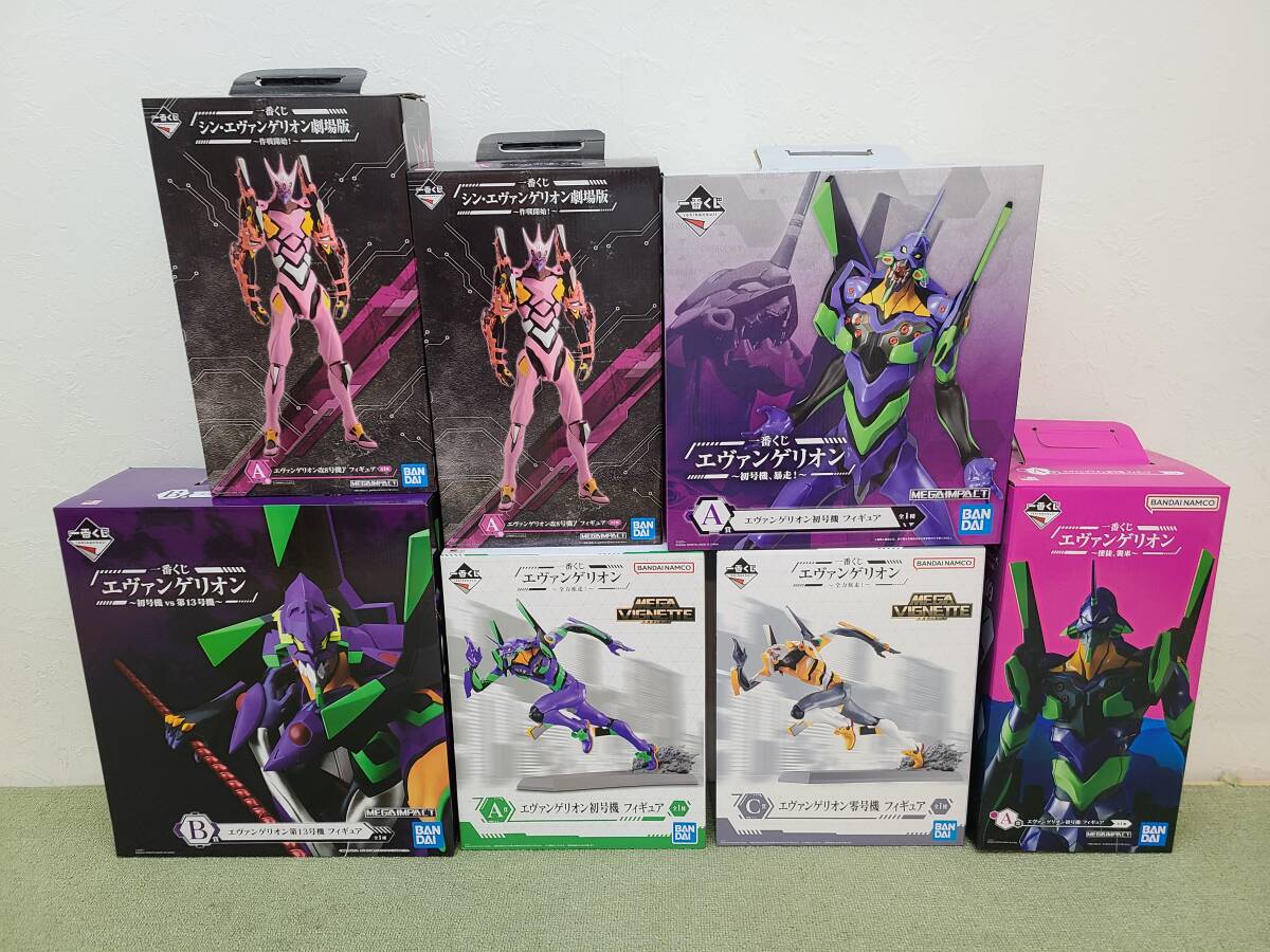 087-Y53 開封 一番くじ エヴァンゲリオン フィギュア まとめ売り A賞 初号機 B賞 第13号機 C賞 零号機 全力疾走 作戦開始 等(その他)｜売買されたオークション情報、yahoo ...