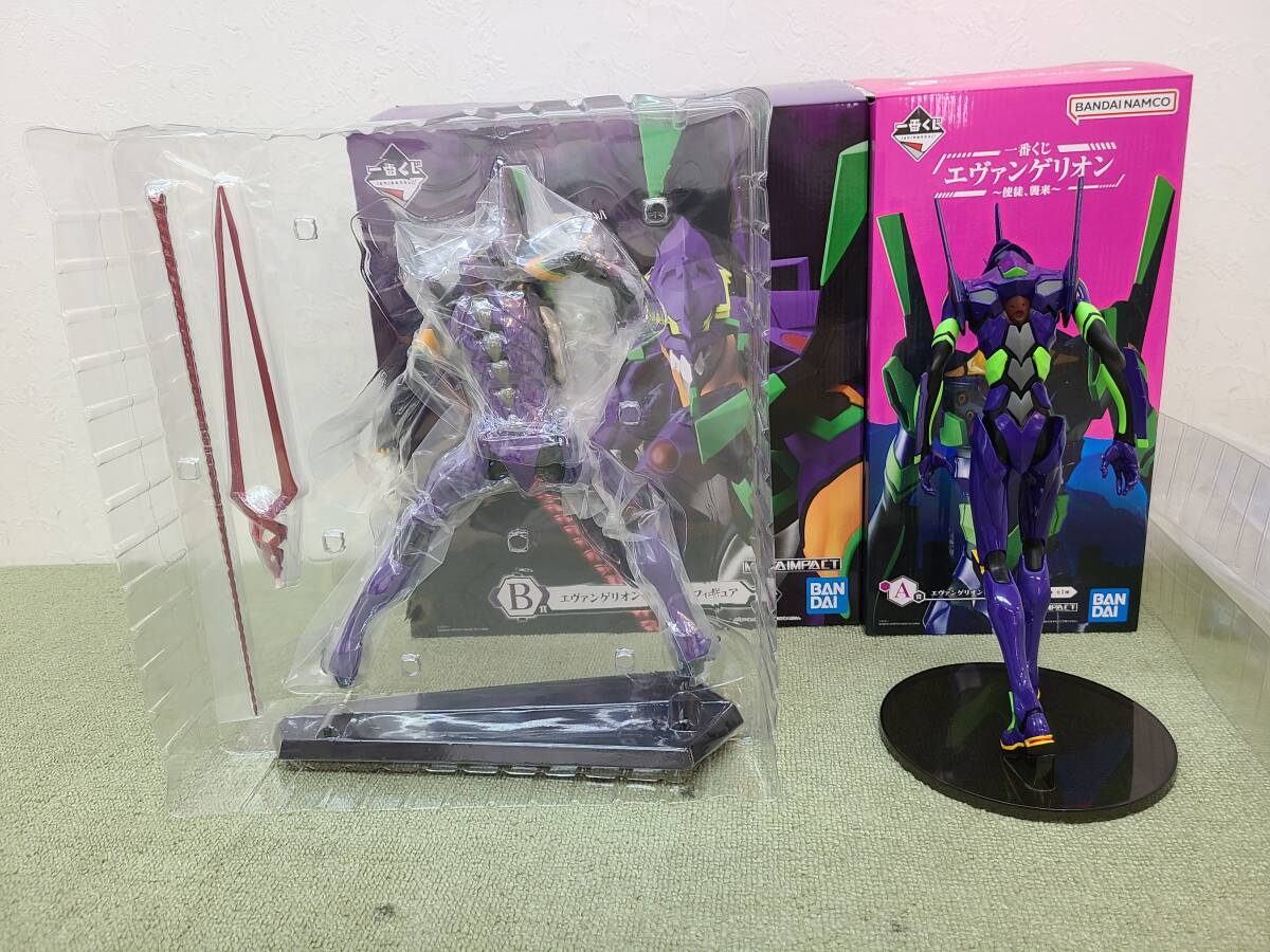 Yahoo!オークション - 087-Y53)開封 未開封品 一番くじ エヴァンゲリオ...