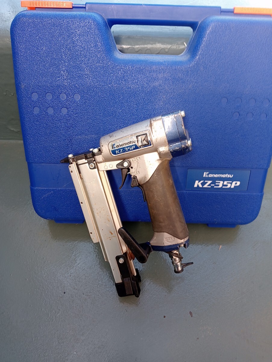 Yahoo!オークション - 兼松ピンタッカKZ- 35P/35PR 常圧 釘打ち機【動...