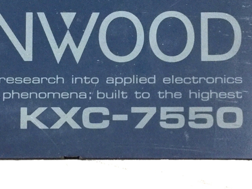 Yahoo!オークション - KENWOOD KXC-7550 KGC-7450 KAC-5250 カセットデ...