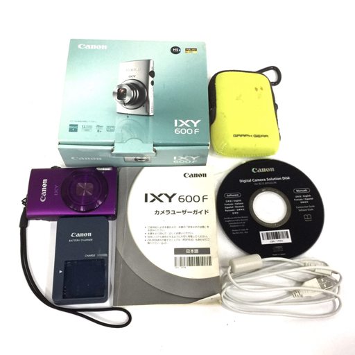 Yahoo!オークション - CANON IXY 600F 5.0-40.0mm 1 3.0-5.9 コンパク...
