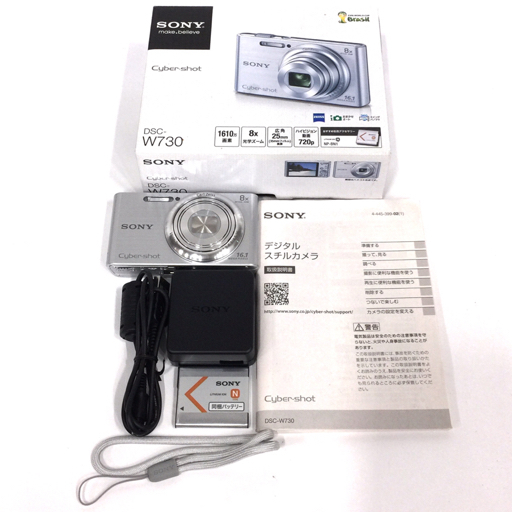 Yahoo!オークション - SONY Cyber-Shot DSC-W730 3.3-6.3/4.5-36 コン...
