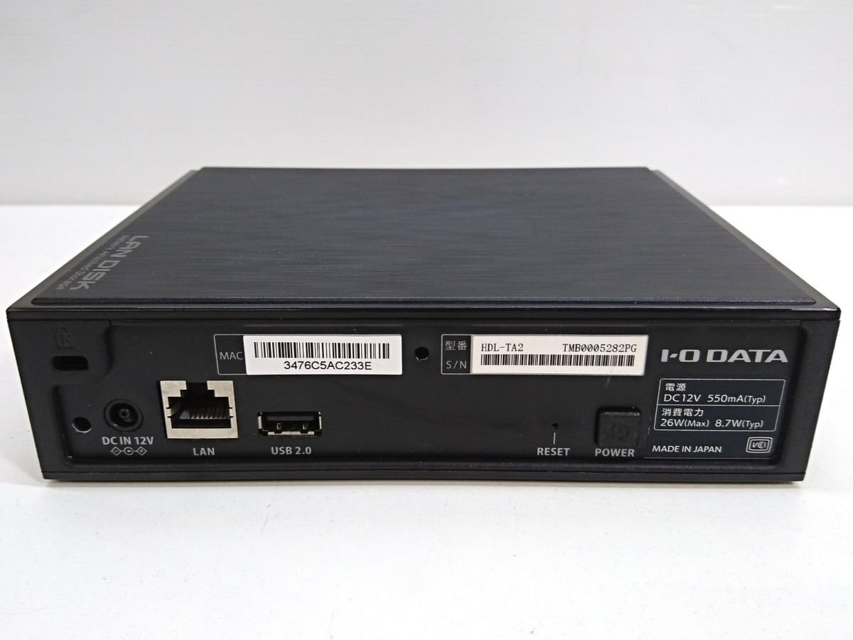 Yahoo!オークション - I・O DATA LAN DISK (NAS) 2TB HDL-TA2[M8520]