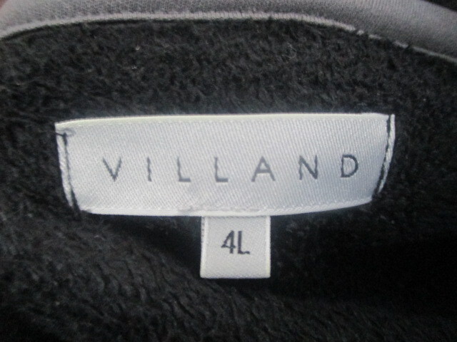 Yahoo!オークション - 4L VILLAND フリースジャケット 黒 used