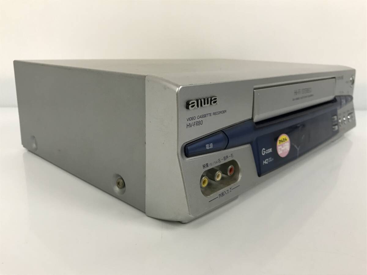 Yahoo!オークション - AIWA アイワ VHS ビデオデッキ HV-FR80 動作品 ...