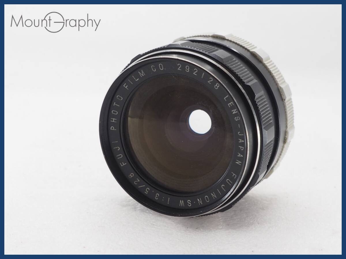 Yahoo!オークション - 良品 FUJI フジ FUJINON・SW 28mm F3.5 完動品 ...