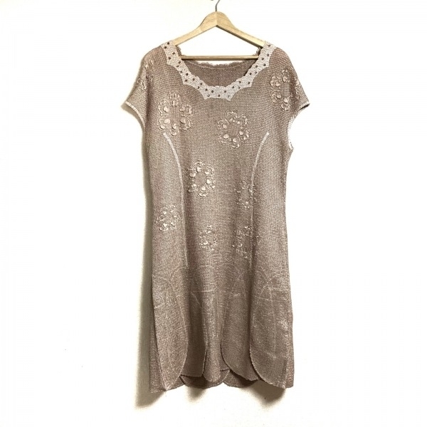 Yahoo!オークション - ノコオーノ NOKO OHNO サイズ42 L - ベージュ レ...