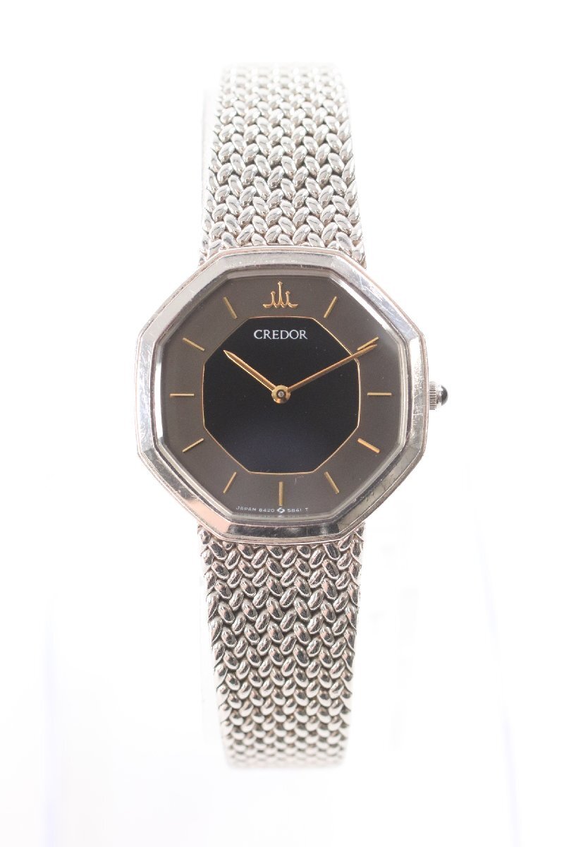 SEIKO セイコー CREDOR クレドール 8420-5660 クオーツ レディース 腕時計 4158-TE(クレドール)｜売買されたオークション情報、yahooの商品情報をアーカイブ公開 ...