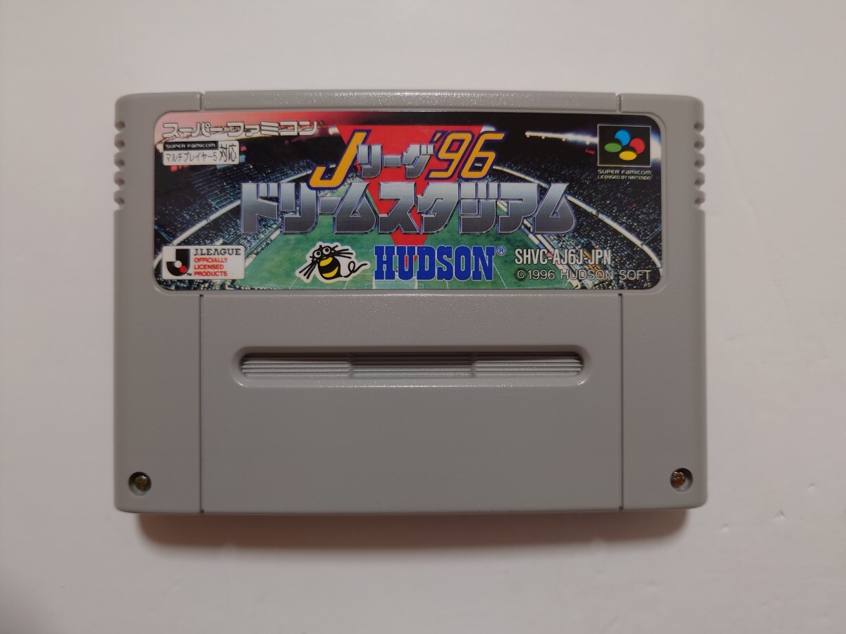 Yahoo!オークション - SFCソフト【Jリーグ96ドリームスタジアム】5本ま...
