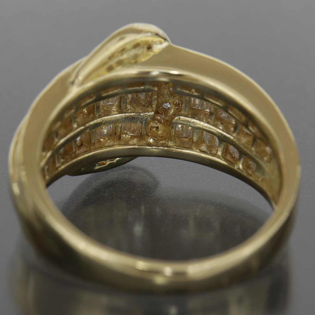 Yahoo!オークション - ダイヤ 1.17ct リング 11号 K18YG 6.2g 特価 新...