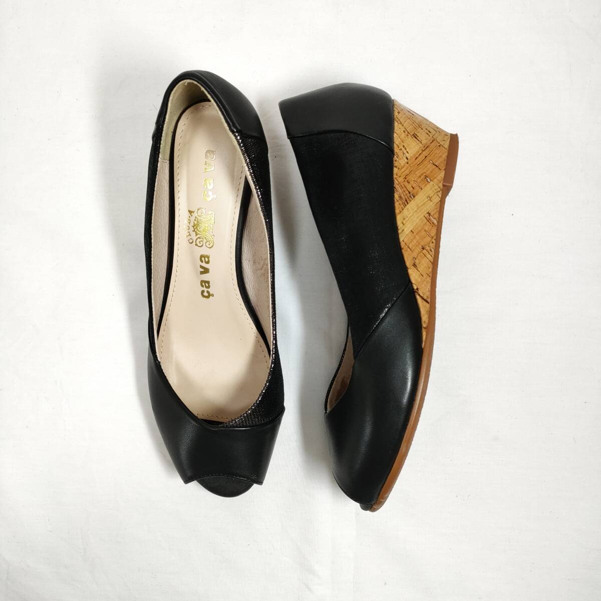 Yahoo!オークション - cavacava 23.0cm サヴァサヴァ オープントゥパ...