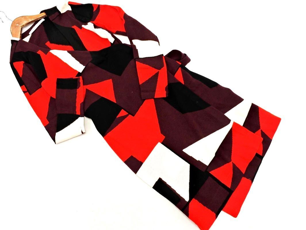 ダイアンフォンファステンバーグ ウール100% 総柄 カシュクール ワンピース sizeP/カラフル eid0 レディース(ワンピース)｜売買されたオークション情報、yahooの商品情報を ...