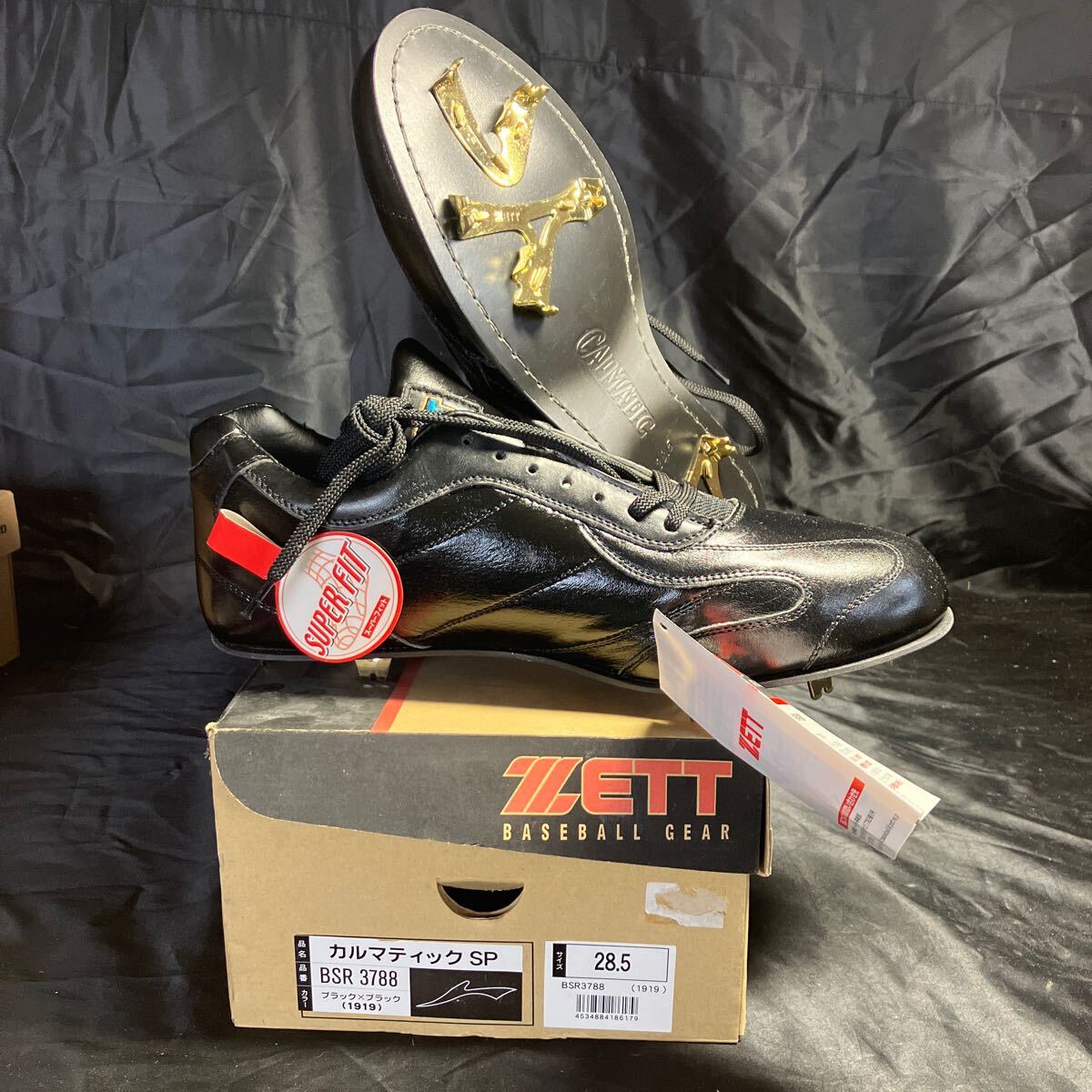 Yahoo!オークション - ZETT 11 BSR3788 28.5cm 運動 スポーツ スパイク...