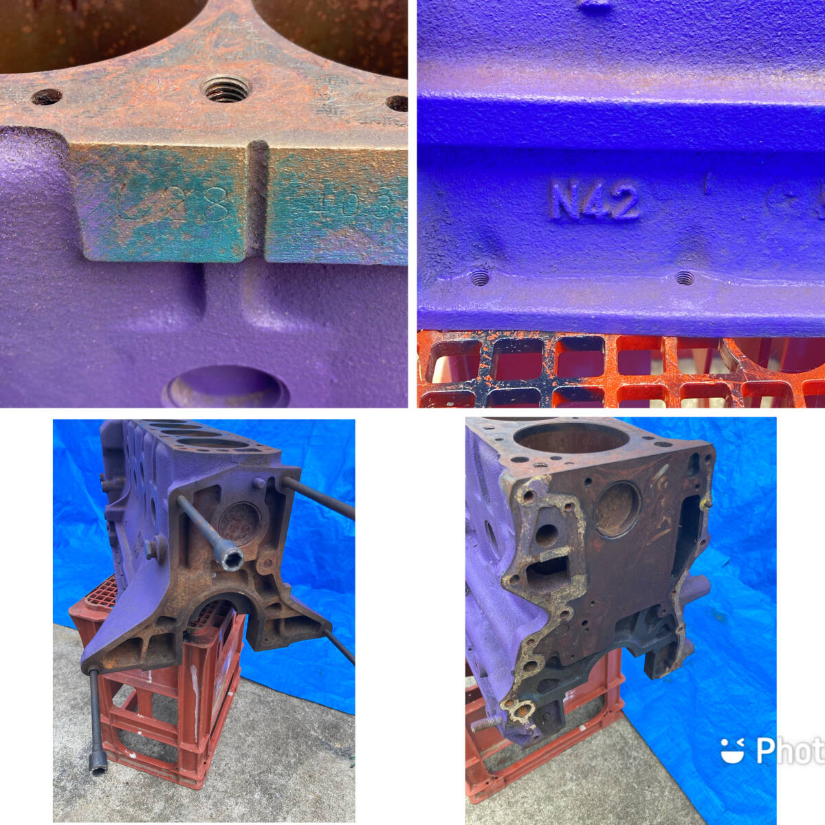 Yahoo!オークション - スカイライン L28 ブロック N42 86パイ 旧車 つ...
