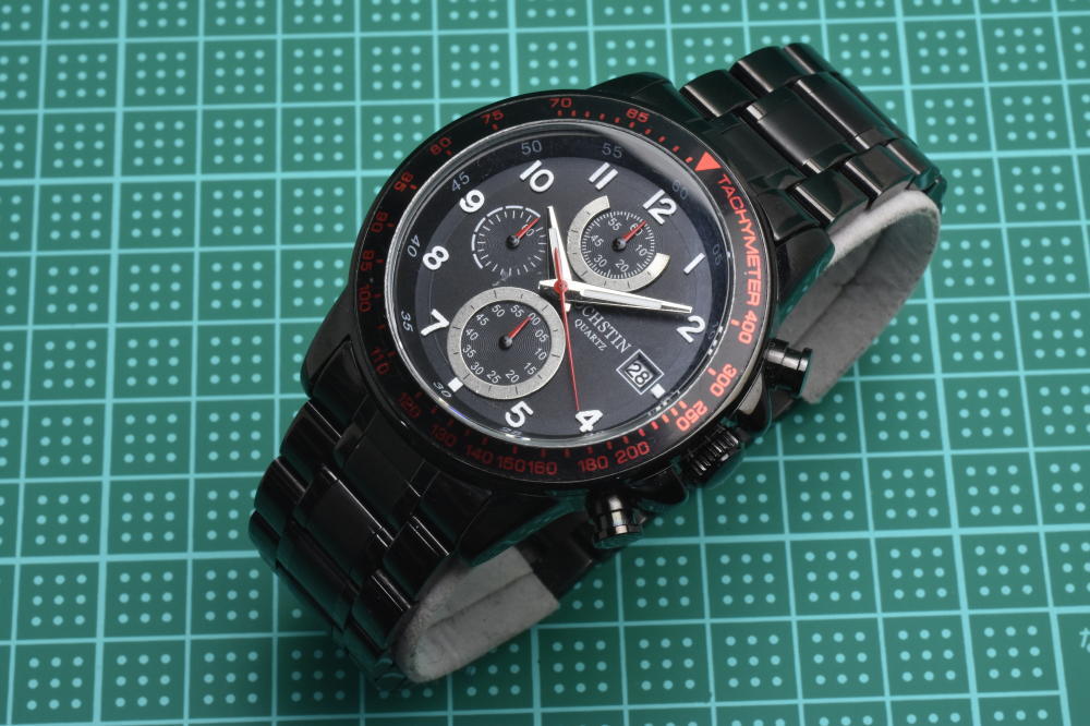 Yahoo!オークション - OCHSTIN 腕時計 クロノグラフ 6112G ブラック