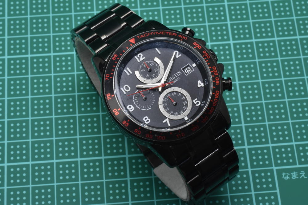 Yahoo!オークション - OCHSTIN 腕時計 クロノグラフ 6112G ブラック