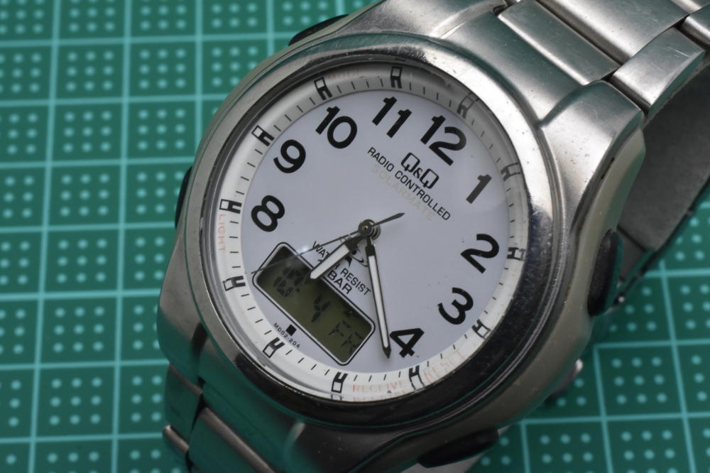 Yahoo!オークション - シチズン Q＆Q ソーラー電波時計 UP08 使用感あり