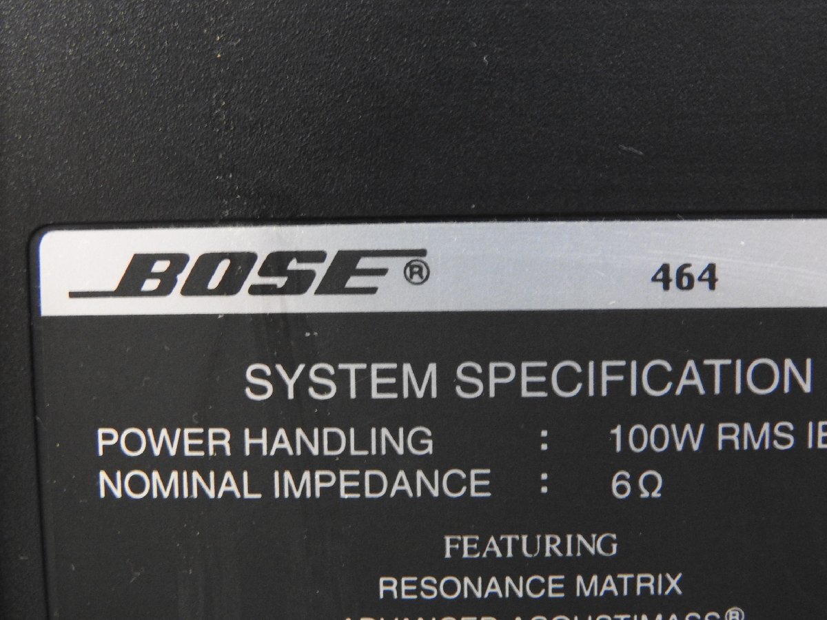 Yahoo!オークション - BOSE ボーズ 464 スピーカーペア 中古