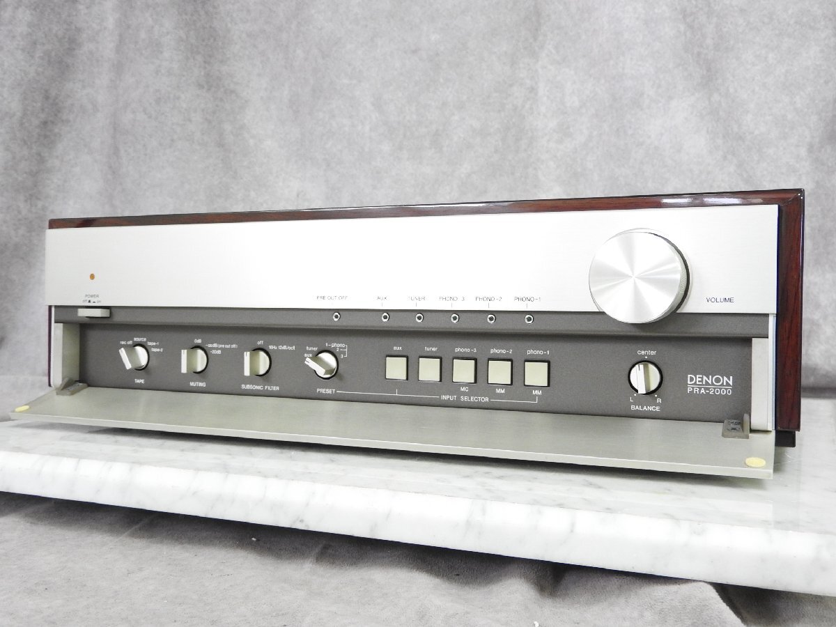 DENON デノン プリアンプ PRA-2000(DENON)｜売買されたオークション情報、yahooの商品情報をアーカイブ公開 - オークファン（aucfan.com）