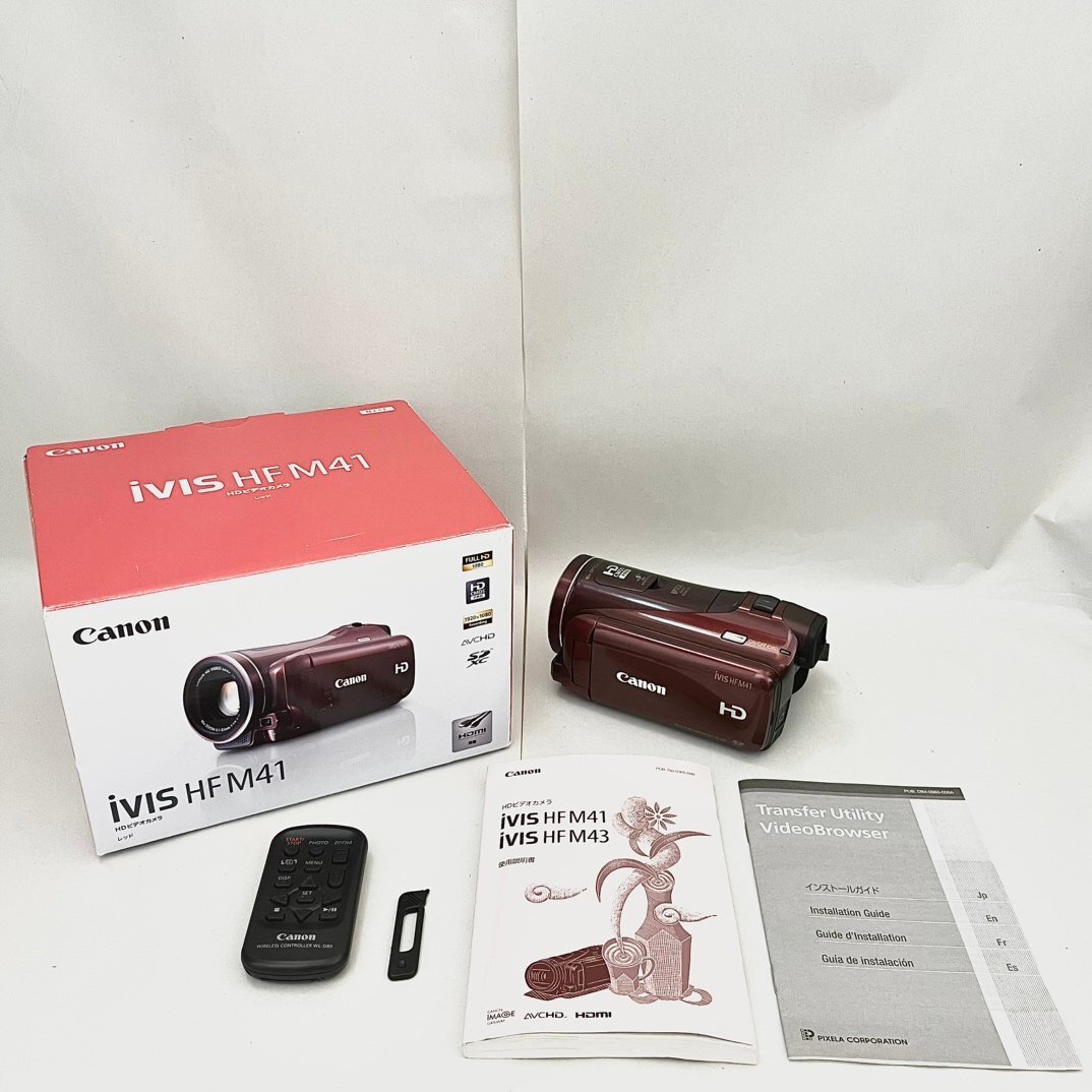 Yahoo!オークション - 【H2441SY】1円～【通電確認済】Canon iVIS HF M...