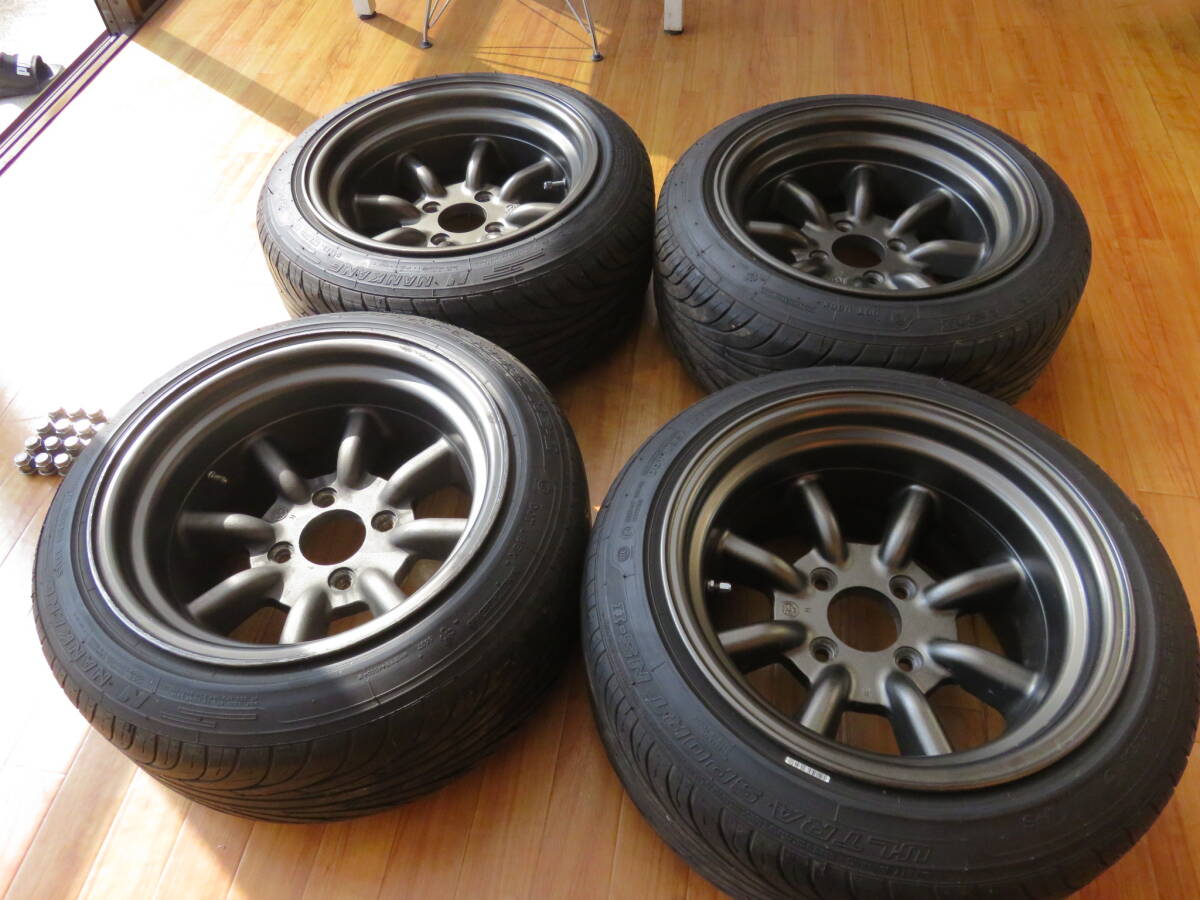 旧車 ワタナベ エイトスポーク Rタイプ 15インチ 114.3 4穴 L型 L28 S30Z S130Z フェアレディZ ハコスカ ケンメリ ジャパン(ラジアルタイヤ)｜売買された ...