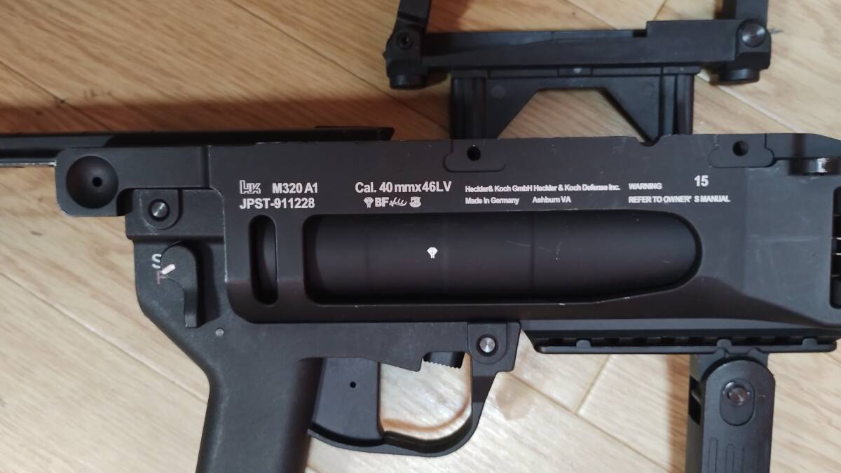 Yahoo!オークション - S&T M320A1 グレネードランチャー BK カート付き...