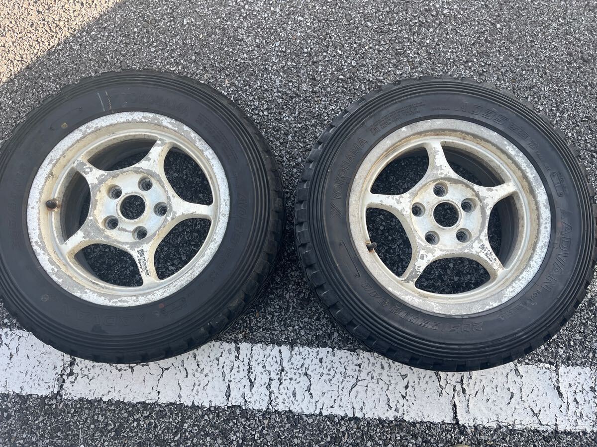 Yahoo!オークション - YOKOHAMA ADVAN A035 205/65/15 6.5J +35 PCD114...