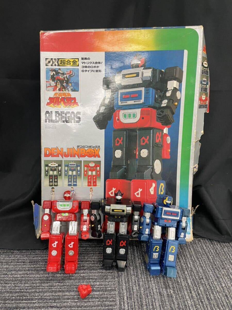 杉本 9月 No.191 BANDAI バンダイ DX超合金 GC-O4 光速電神 ALBEGAS アルベガス 当時物 おもちゃ 現状品(超合金)｜売買されたオークション情報、yahooの商品 ...