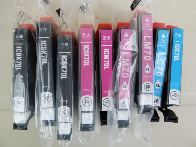 Yahoo!オークション - EPSON 互換 インク IC6CL 70L 9本 送料無料 ジ...