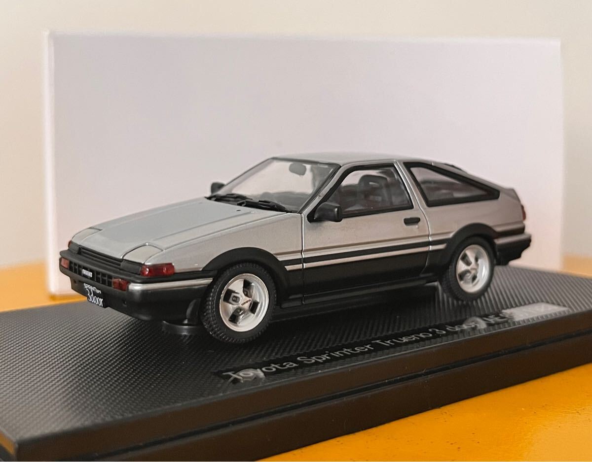 Yahoo!オークション - エブロ 1/43 TOYOTA SPRINTER TRUENO 3 door AE8...