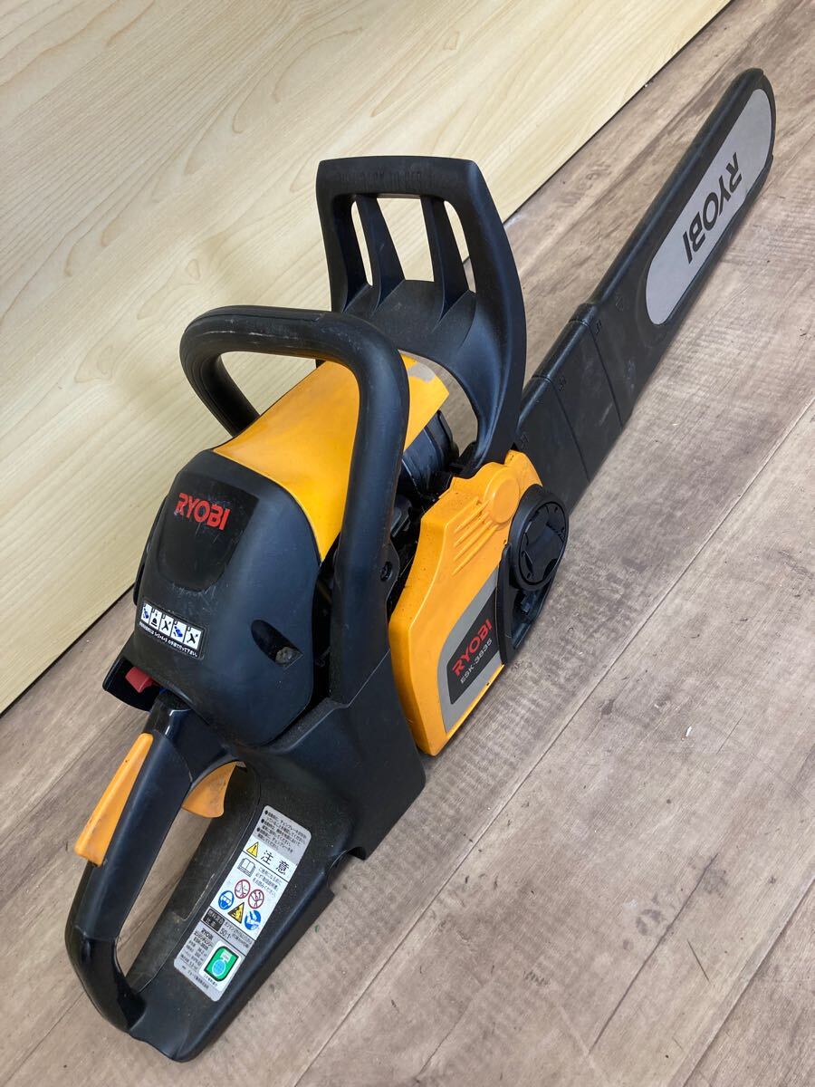 Yahoo!オークション - （1283）RYOBI エンジンチェンソー ESK-3835 工...