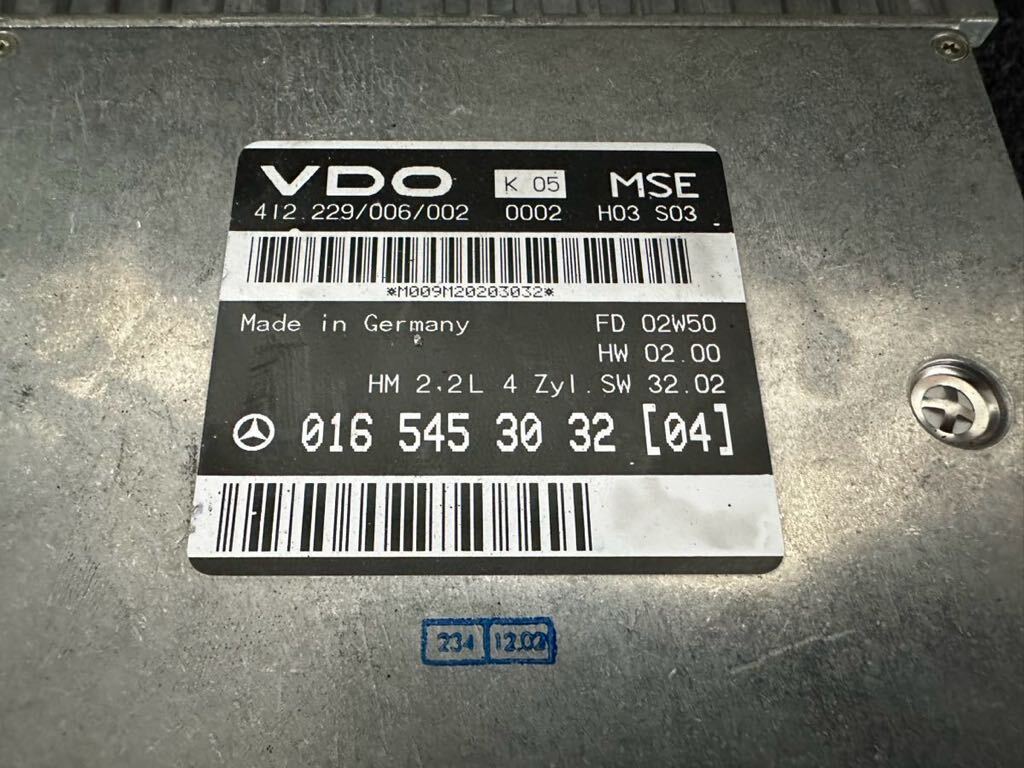 Yahoo!オークション - メルセデスベンツ 純正 W124 E220 HFMコントロー...