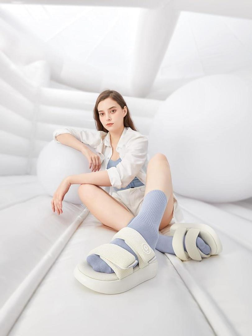 Yahoo!オークション - posee EVA厚底サンダル 26.5cm レディース ホワ...