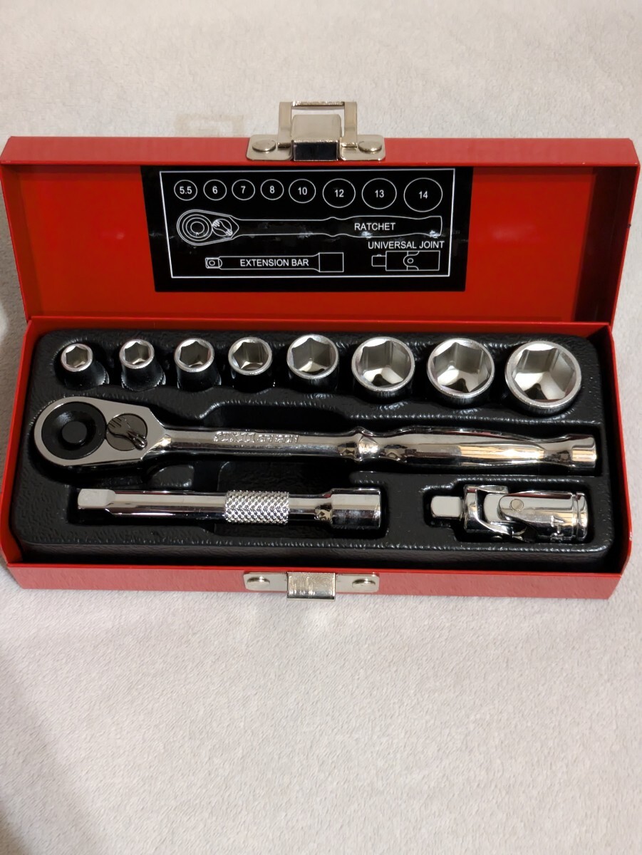 Yahoo!オークション - SK11 6.35sq ソケットレンチセット TS−211M 未...