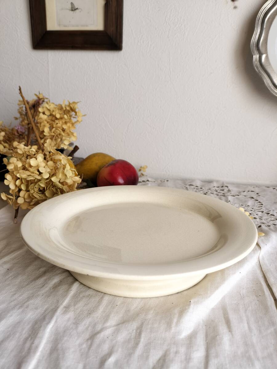 Yahoo!オークション - フランス アンティーク 無地 Longwy 陶器 コン...