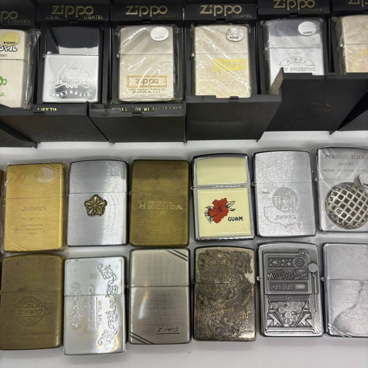 Yahoo!オークション - #2218おまとめ ジッポライター ZIPPO 30個 オー...